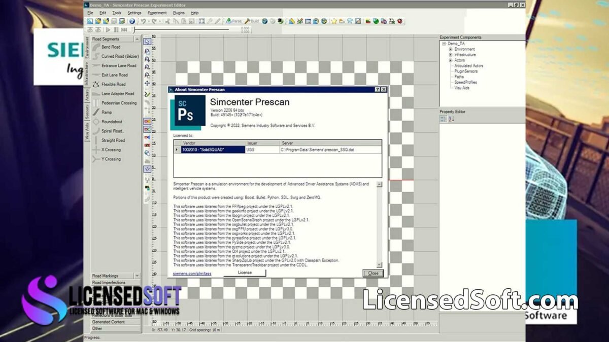 Siemens Simcenter PreSCAN 2206 Lifetime License - LicensedSoft