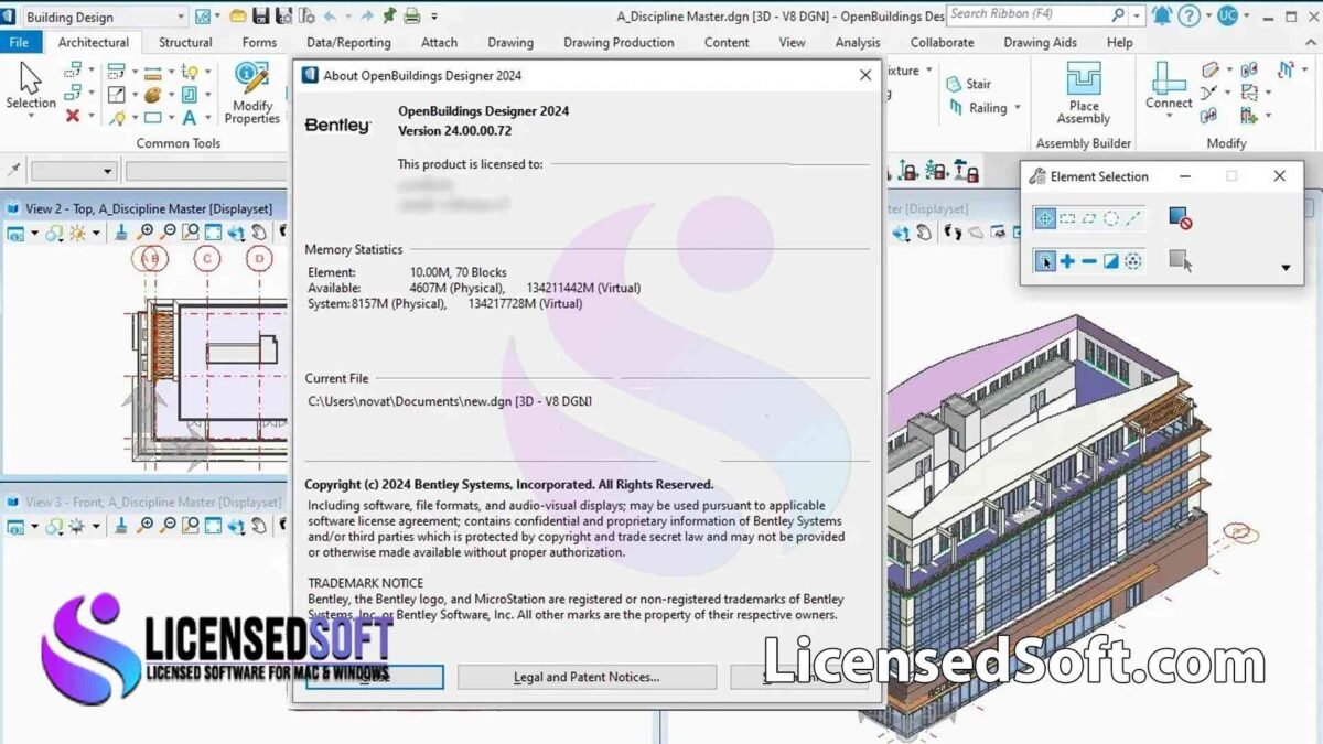 Bentley OpenBuildings Designer 2024 v24 Full Version - LicensedSoft