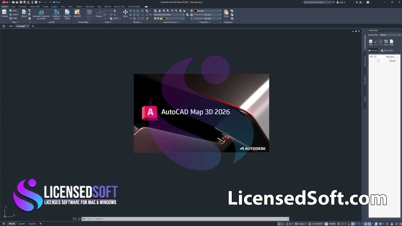 Autodesk AutoCAD Map 3D 2026 Full Version - LicensedSoft